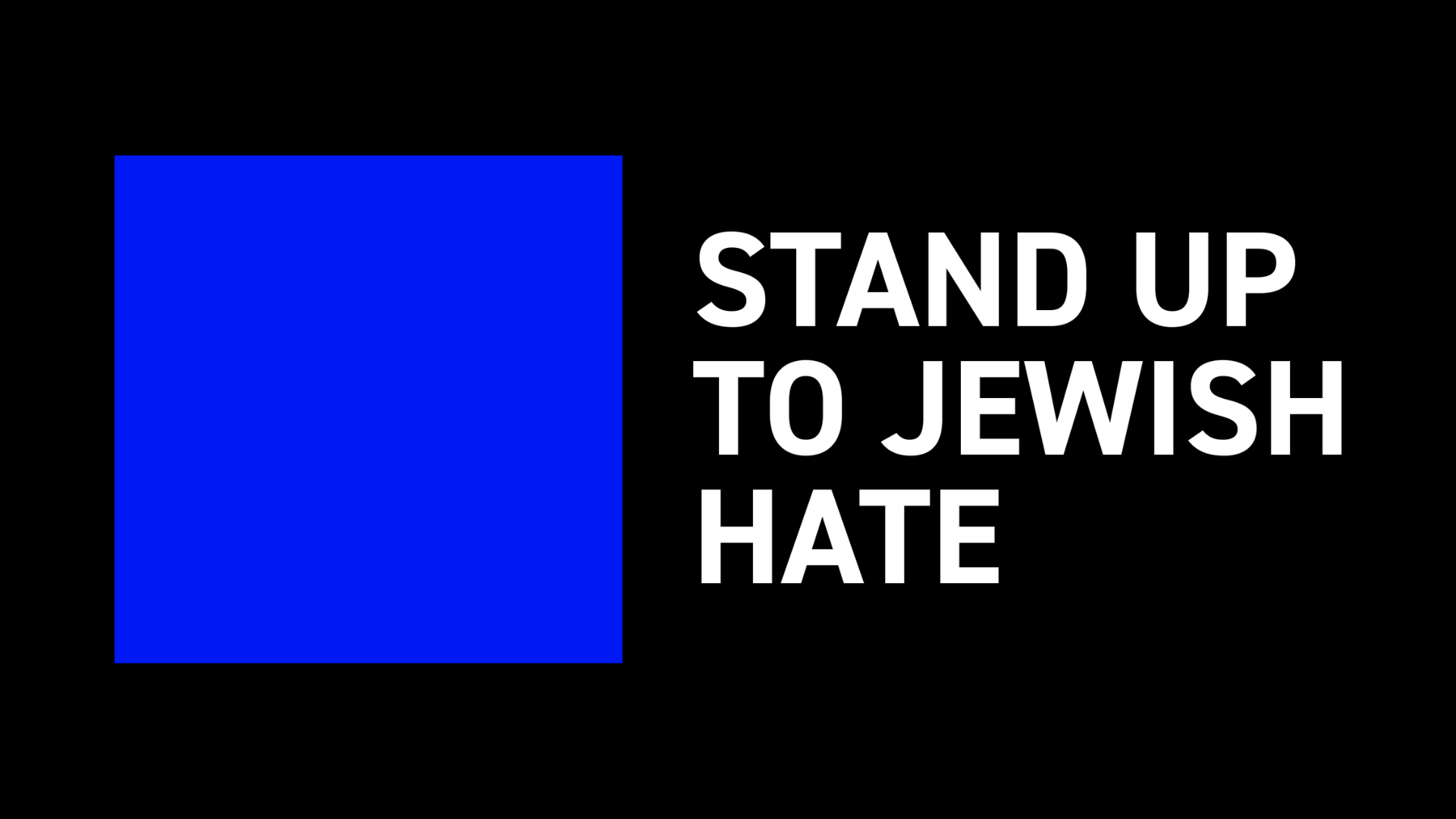 #StandUpToJewishHate - Reconstructing Judaism