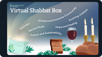 Virtual Shabbat Box - Reconstructing Judaism