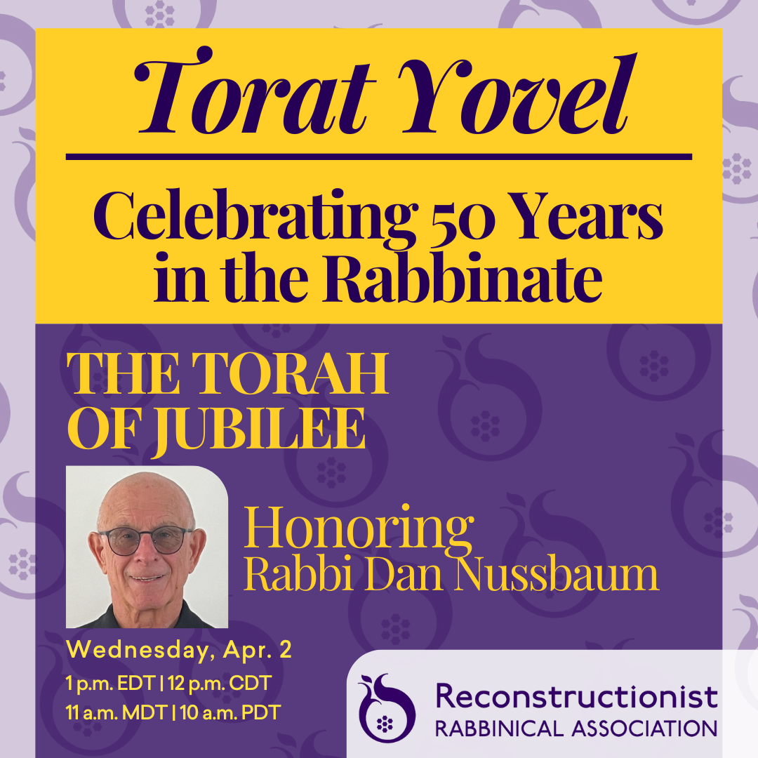 Reconstructing Judaism - Deeply rooted. Boldly relevant.