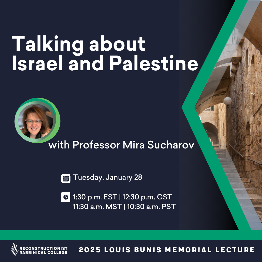 2025 Bunis Lecture: Talking about Israel and Palestine with Professor ...